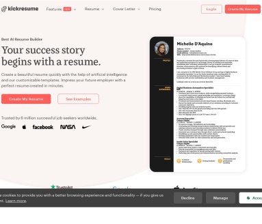 Kickresume - AI스토어